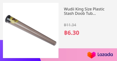 Wudii King Size Plastic Stash Doob Tube Joint Cone Holder Tubes Pre-Roll