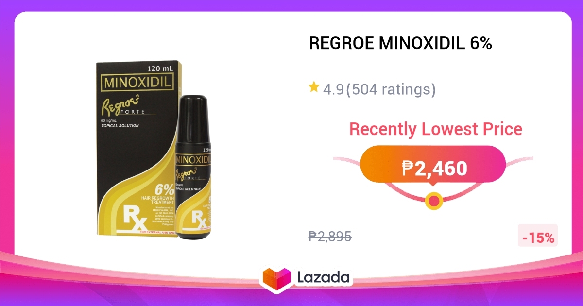 REGROE MINOXIDIL 6%