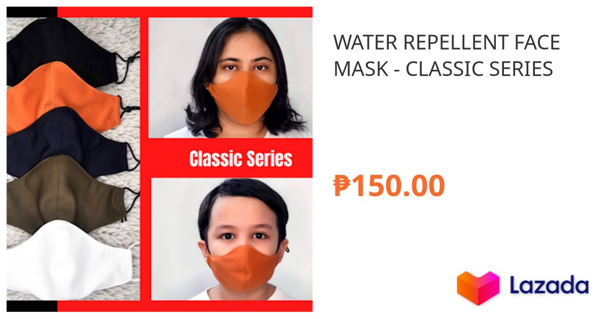 WATER REPELLENT FACE MASK - CLASSIC SERIES