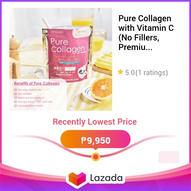 Pure Collagen with Vitamin C (No Fillers, Premium Ingredients, ISO ...