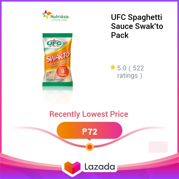 UFC Spaghetti Sauce Swak'to Pack