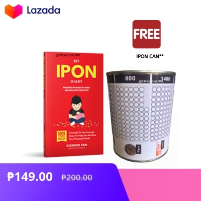My Ipon Diary by Chinkee Tan with FREE Ipon Challenge Can