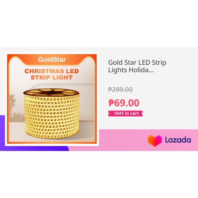 Gold Star LED Strip Lights Holiday lights Christmas lights Outdoor ...