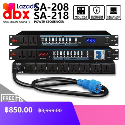 สวิตช์บายพาส，DBX SA-208/SA-218 , 8 ช่องจ่ายไฟที่ควบคุมได้+2 ช่องจ่ายไฟ ...