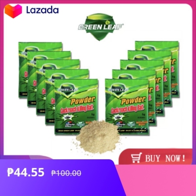 10 Packs / 50Packs Green Leaf Powder Cockroach /10 Packs / 50Packs Ant Killer Bait Powder Killer ...