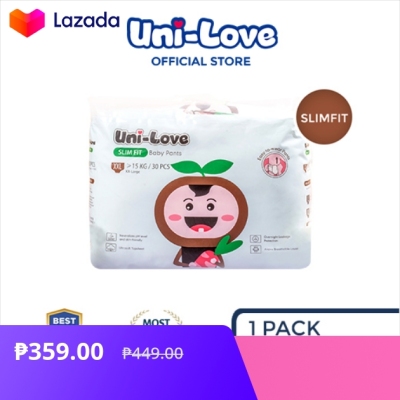 UniLove Slim Fit Baby Pants 30's (XX-Large) Pack of 1