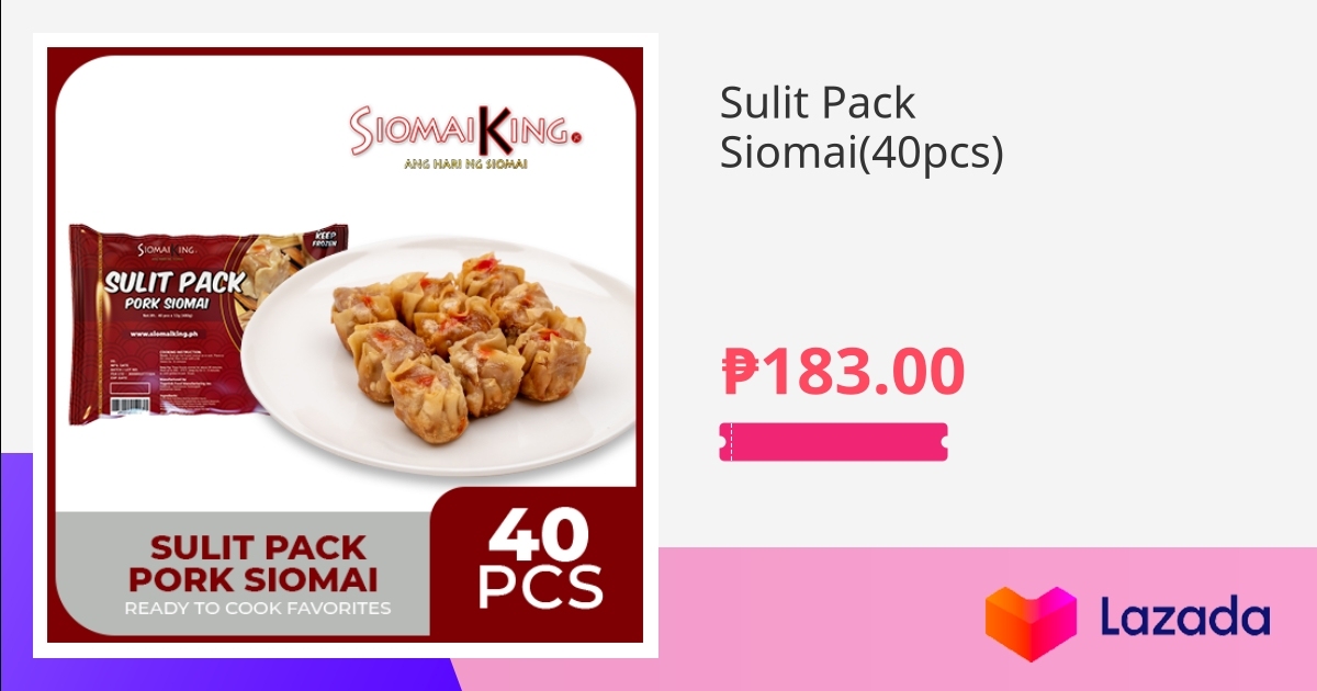 Sulit Pack Siomai(40pcs)