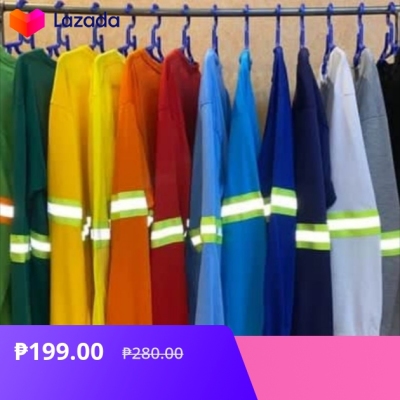 Construction Worker Long Sleeve with Reflector Cotton