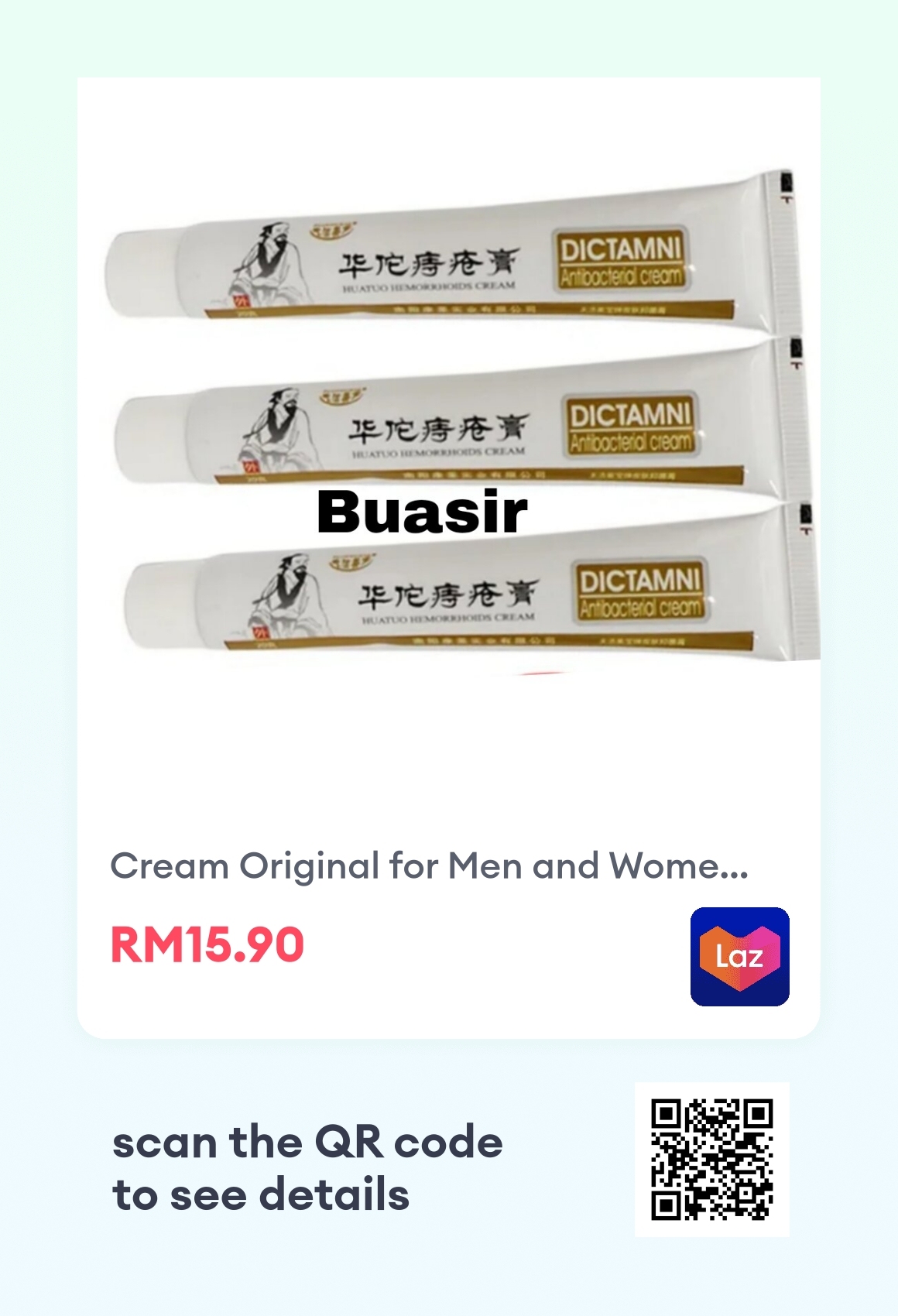 Cream Original for Men and Women buasir