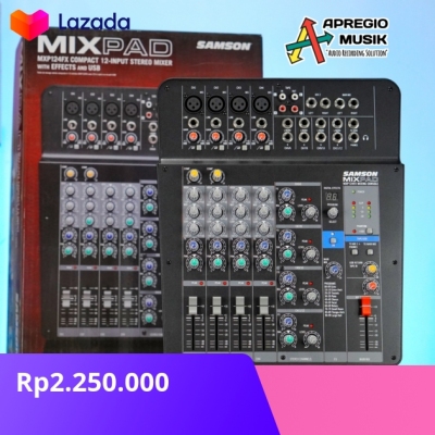 Samson MIXPAD MXP 124fx 124 FX USB Mixer audio