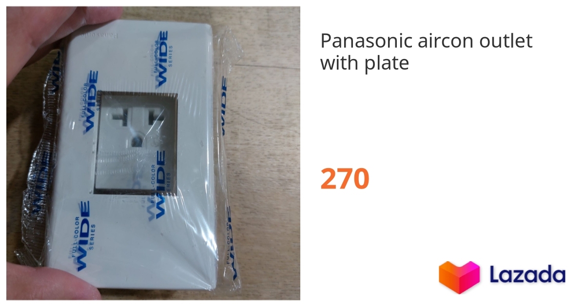 Panasonic aircon outlet with plate | Lazada