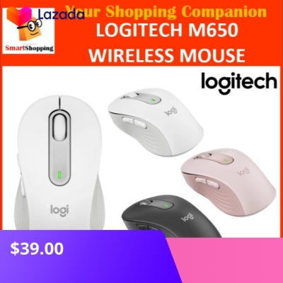 Logitech M650 Logi Signature Wireless Mouse Smart Wheel Scrolling Off ...