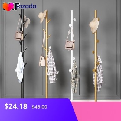 （Sent locally in Singapore）Vertical clothes rack Metal assembly clothes ...