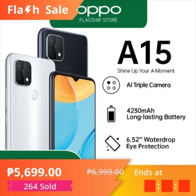[New] OPPO A15 | 13MP Al Triple Camera | 6.52‘’ Waterdrop Eye ...