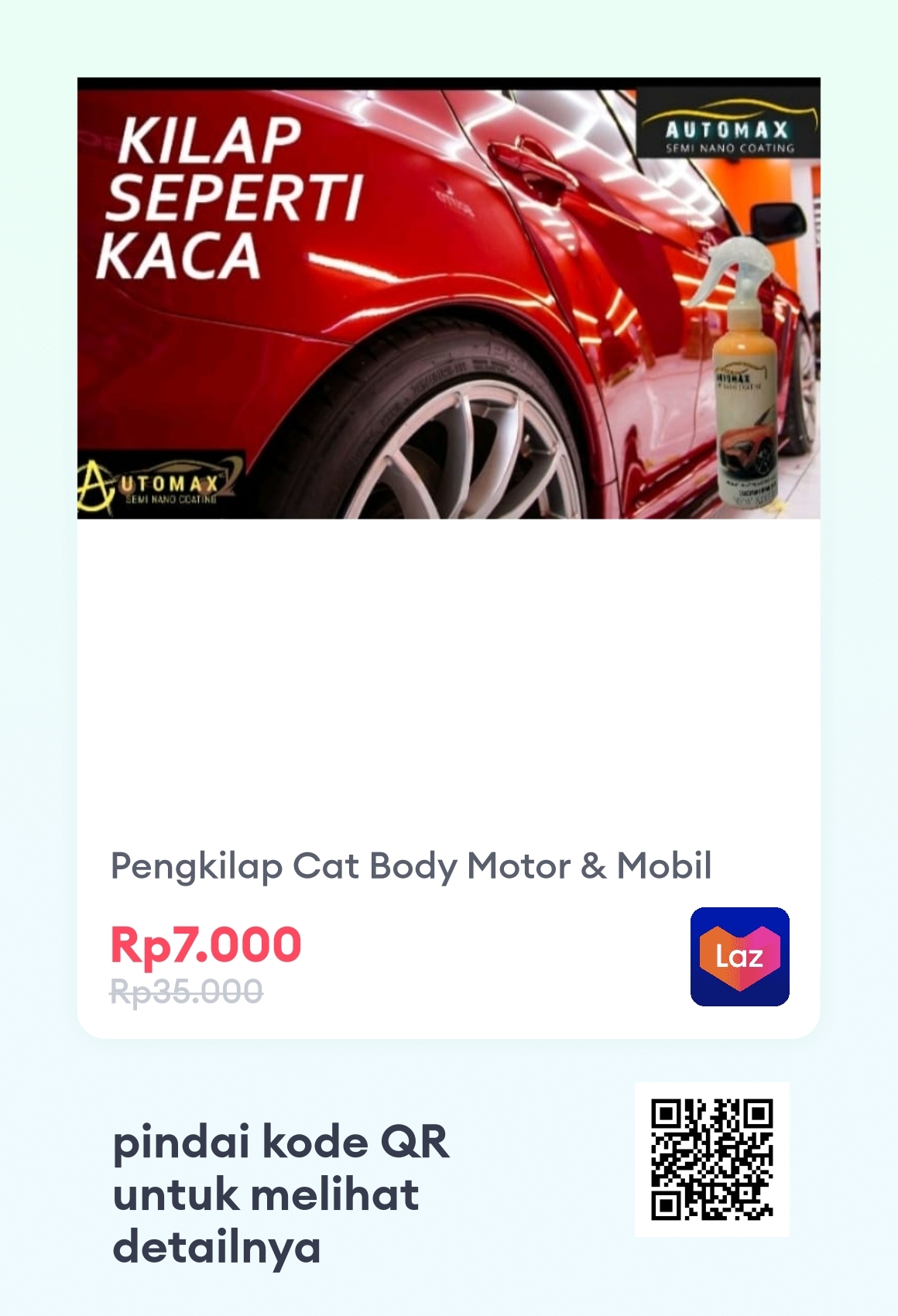 Pengkilap Cat Body Motor & Mobil