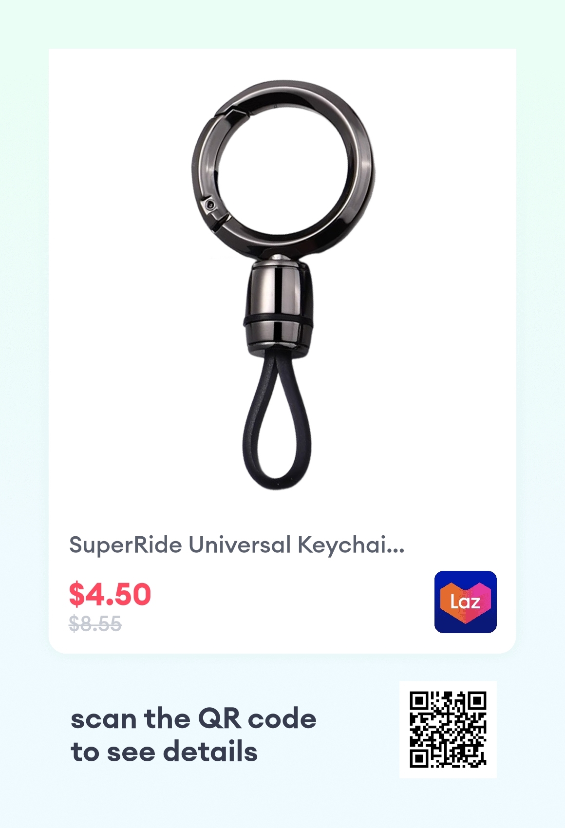 SuperRide Universal Keychain Anniversary Gift Keychain Zinc Alloy Car ...