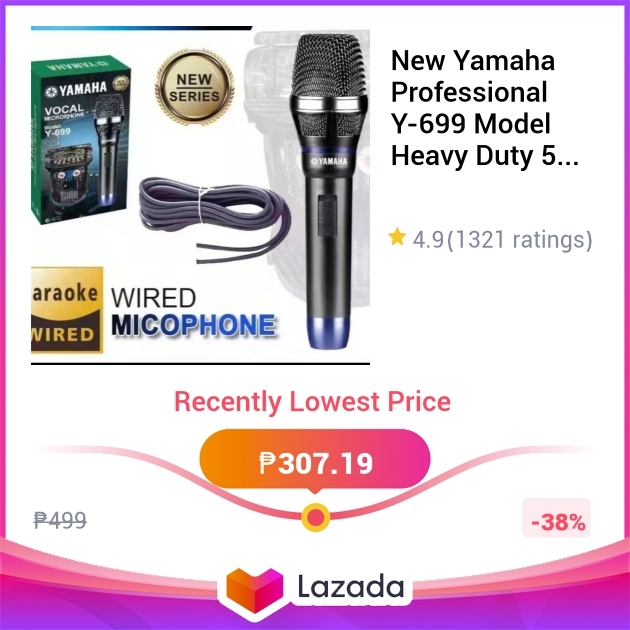 New Yamaha Professional Y-699 Model Heavy Duty 5M Wire microphone Wired Dynamic Audio Vocal Mic