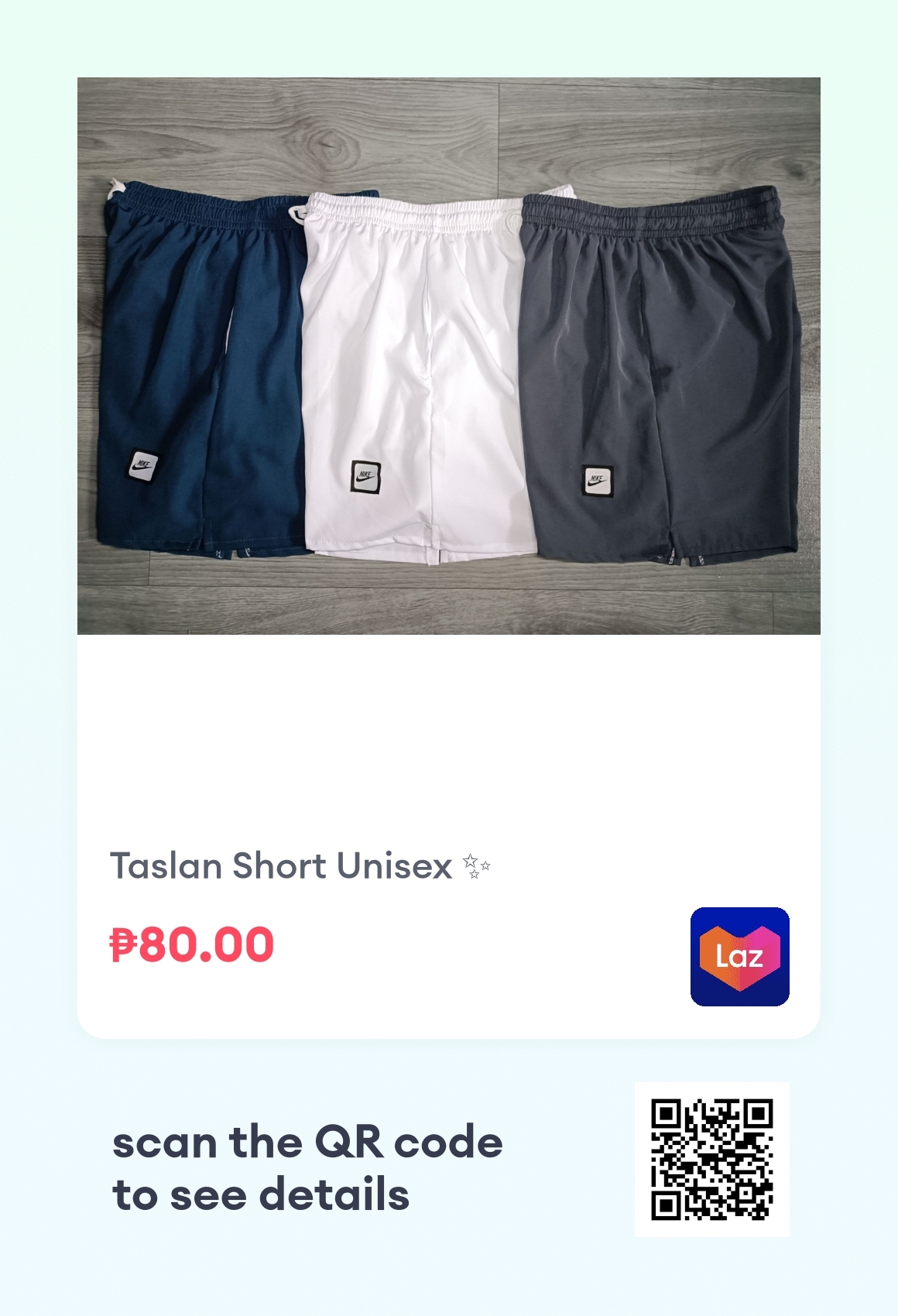 Taslan Short Unisex