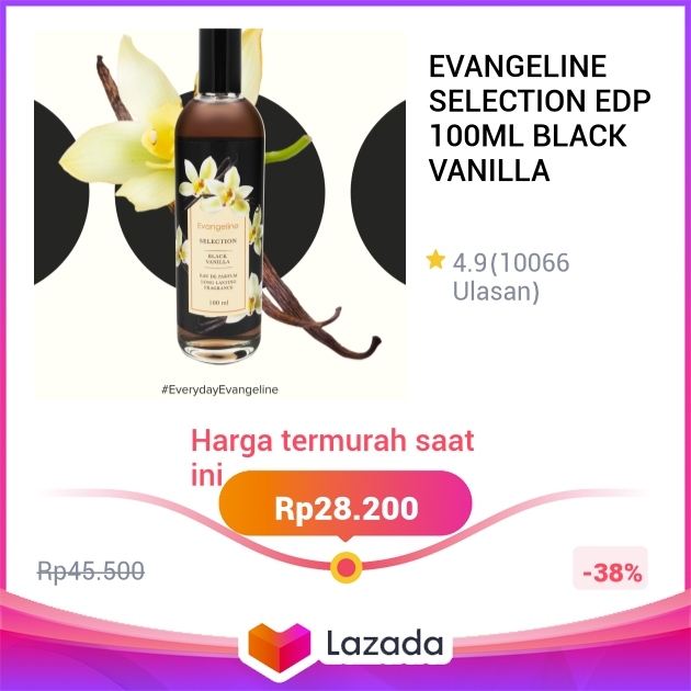 EVANGELINE SELECTION EDP 100ML BLACK VANILLA