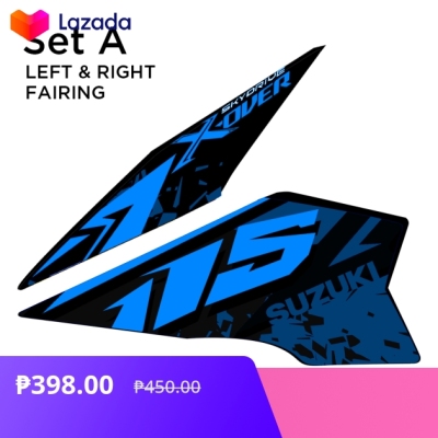 SDS & SDC X-OVER Decal Set A - B (Black Fairing Color)