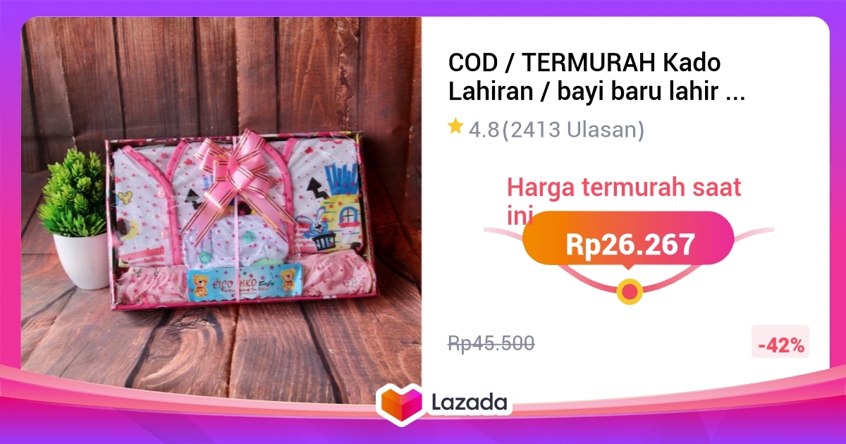 COD / TERMURAH Kado Lahiran / bayi baru lahir / Paket Kado Bayi Newborn ...