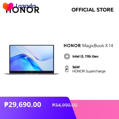 HONOR MAGIC BOOK X14 i3 1115G4 | 8GB+256GB Laptop with FREE Backpack SGY