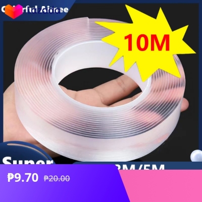 Nano Double Sided Tape 1M/3M/5M Strong Viscosity Waterproof Reusable ...