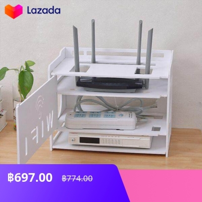 [COD] Router storage box wireless WIFI hub cat wire plug-in set-top ...