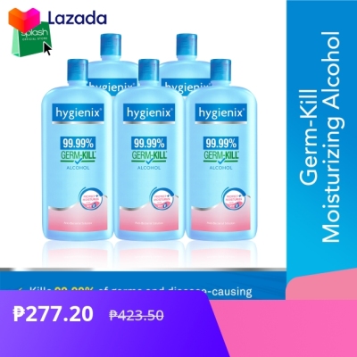Hygienix Germ Kill Alcohol with Moisturizer 500mL set of 5