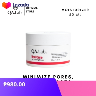 QA.Lab. Red Cure AC Clearing Cream - Moisturizer for Day and Night - Reduce Acne Spots, Fine ...