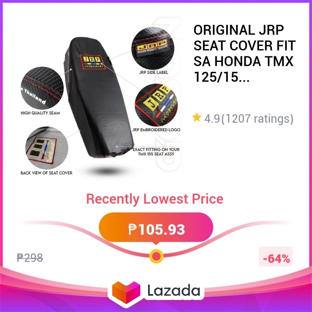 ORIGINAL JRP SEAT COVER FIT SA HONDA TMX 125/150 , RUSI STYLE TMX ...