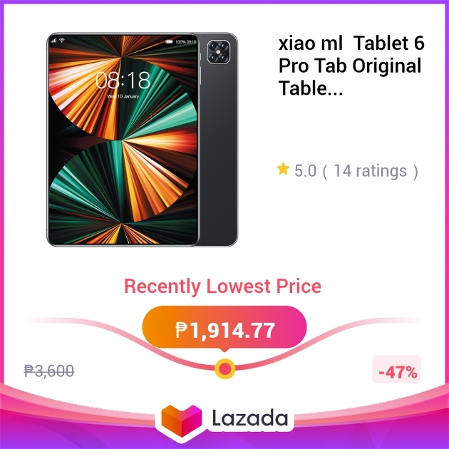 xiao ml Tablet 6 Pro Tab Original Tablet 10.1inic 9000mAh Android 11 ...