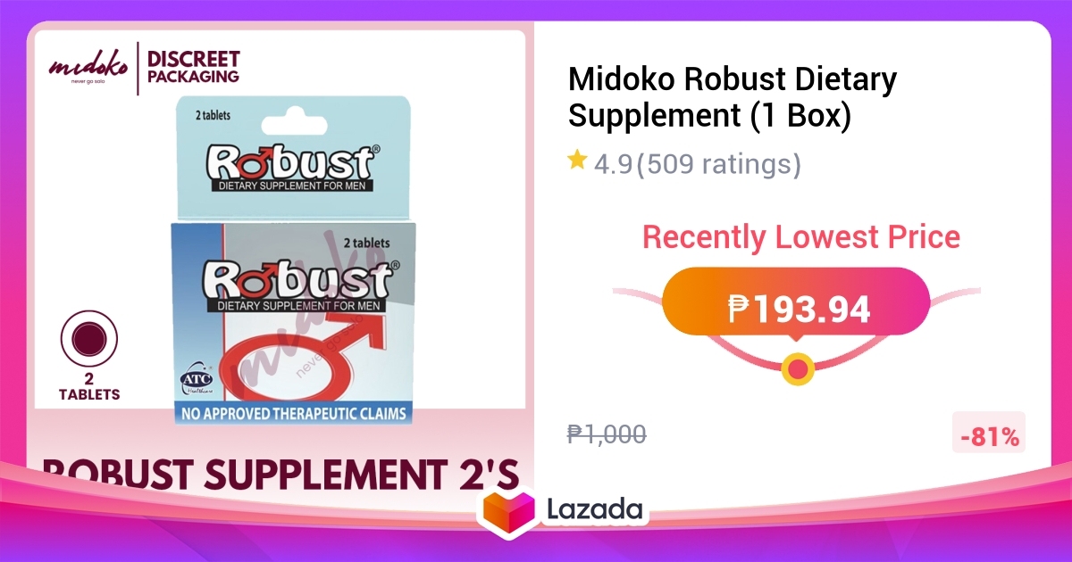 Midoko Robust Dietary Supplement (1 Box)