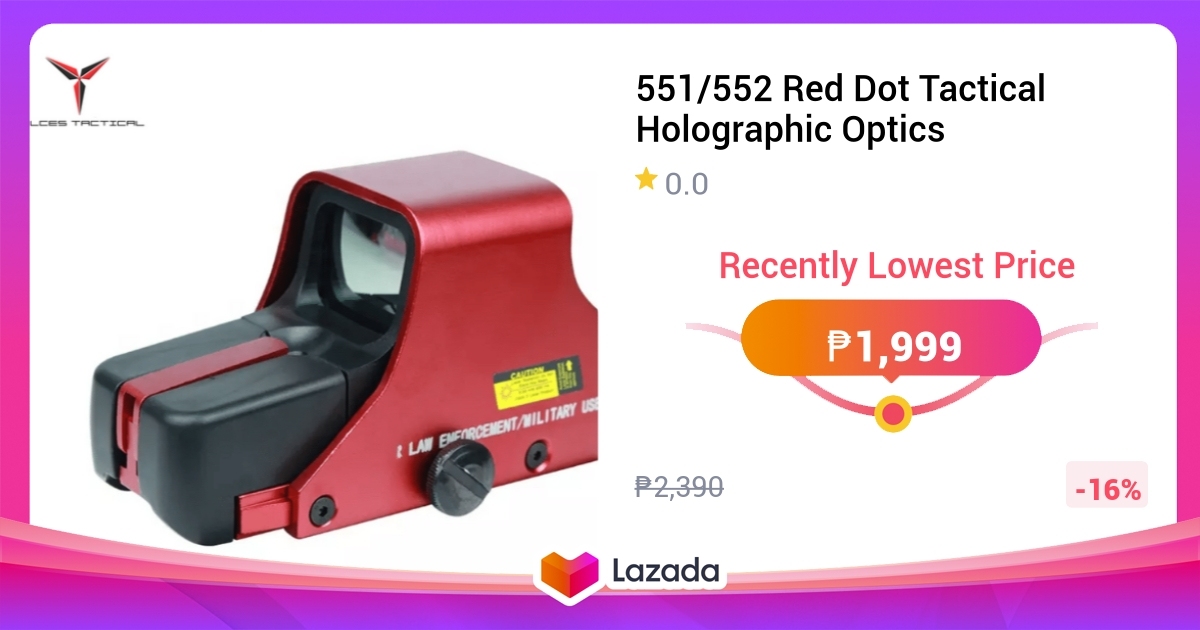 551/552 Red Dot Tactical Holographic Optics