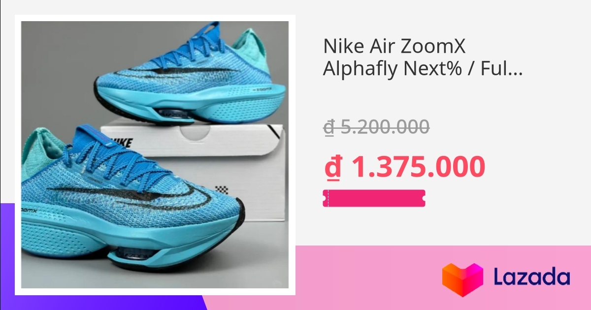 Nike Air ZoomX Alphafly Next% / Full box / tặng kèm túi Size 40/41/42/43/44