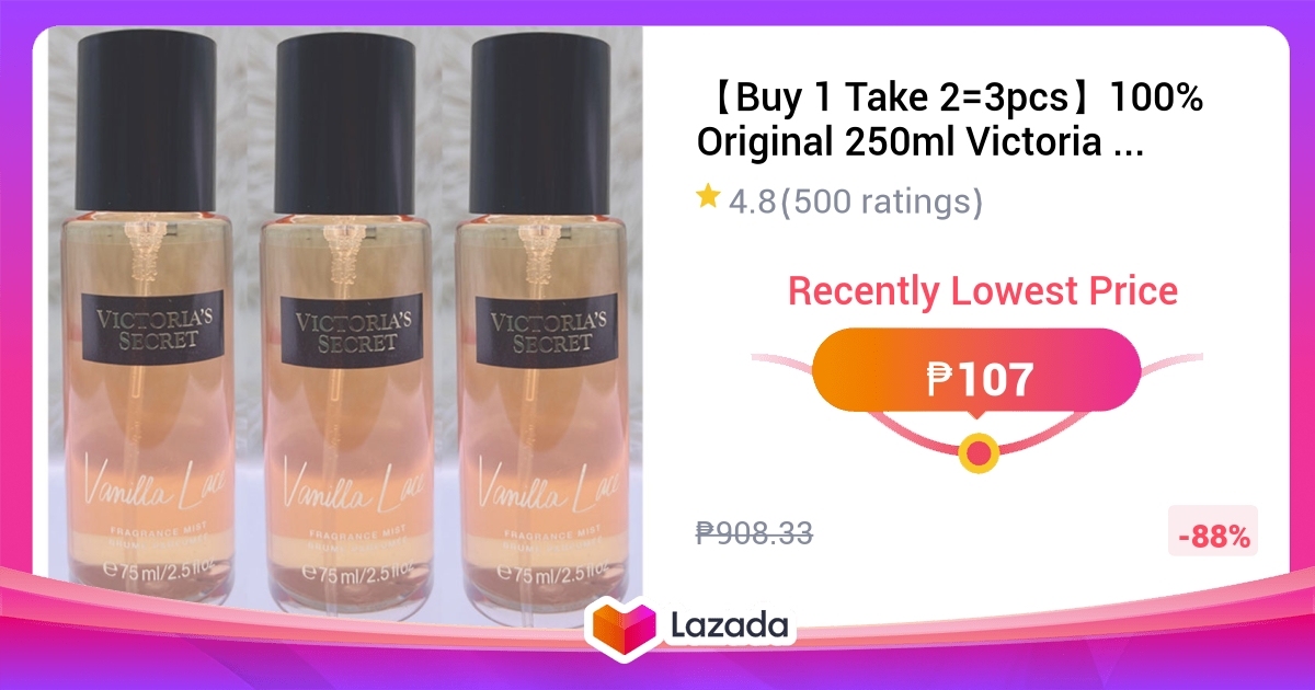 【Buy 1 Take 2=3pcs】100% Original 250ml Victoria S Secret Perfume For ...