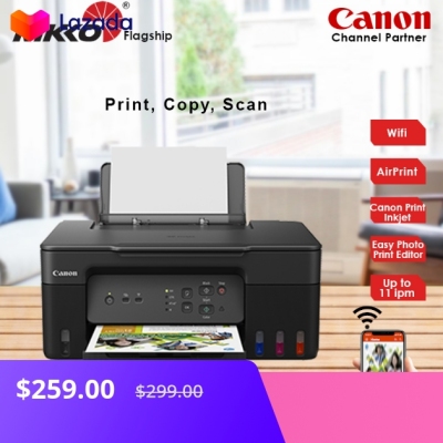 [Local Warranty] Canon Pixma G3730 G-3730 3 in 1 Wireless Multifunction ...