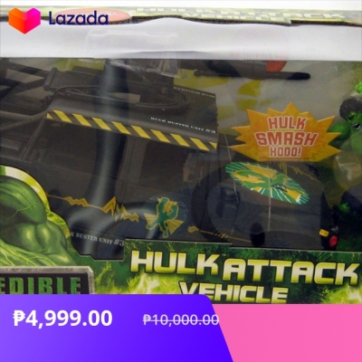 Marvel Incredible Hulk Attack Vehicle HUMVEE 1:18 scale for 3.75 inch ...