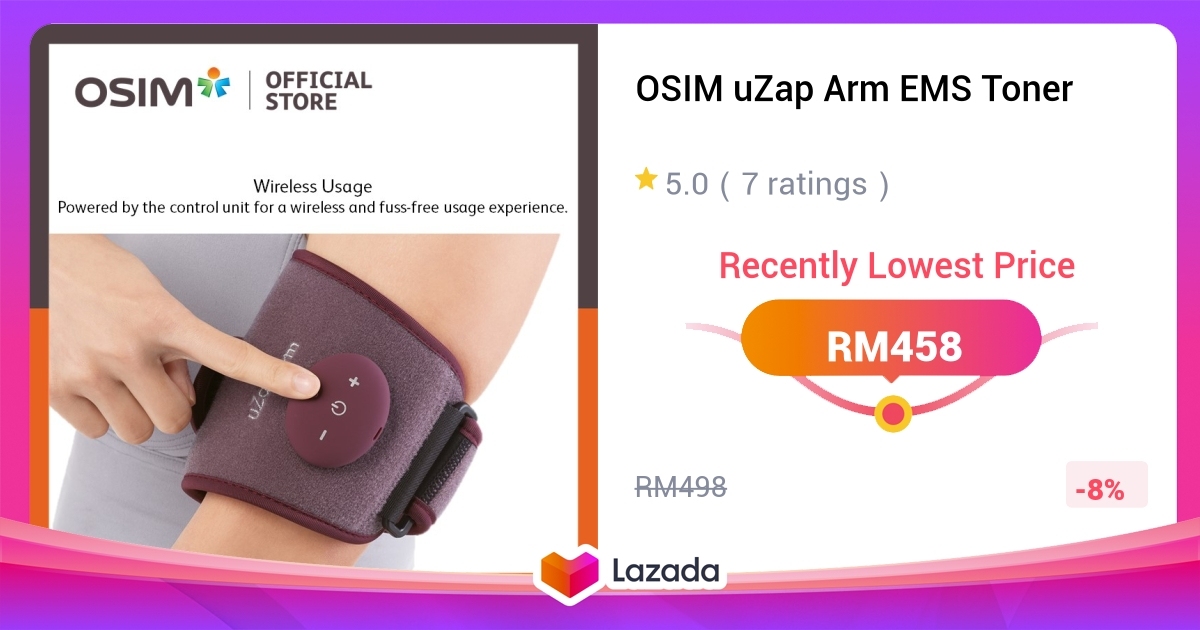 OSIM uZap Arm EMS Toner