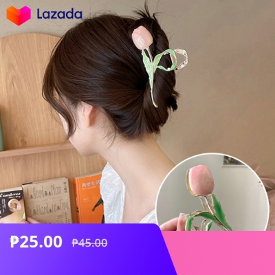 Tulip Hair Clip Enamel Hair Clips Hair Pin for Women Girls Hair ...