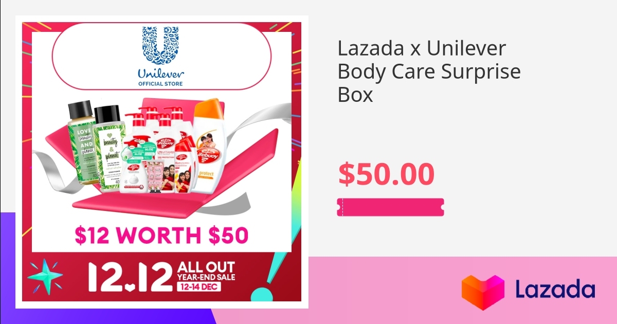 Lazada x Unilever Body Care Surprise Box