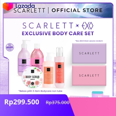 [PRE-ORDER] Scarlett Whitening x EXO Exclusive Body Care Set
