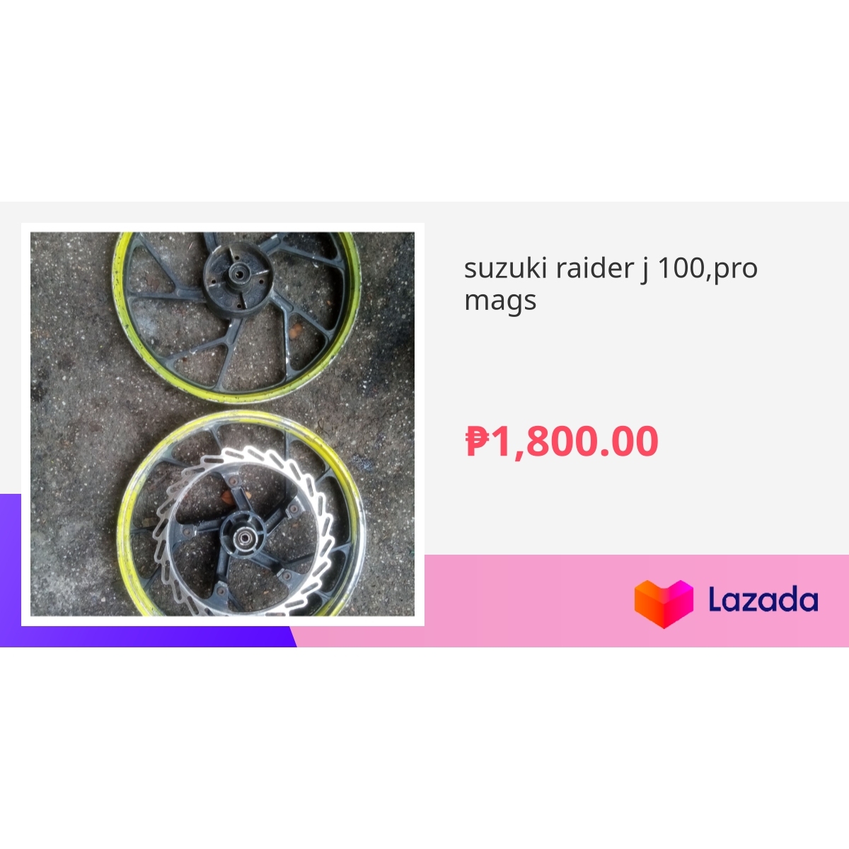 suzuki raider j 100,pro mags
