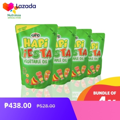Check out UFC Hapi Fiesta Vegetable Oil 1 L SUP Bundle of 4at 17% off ...