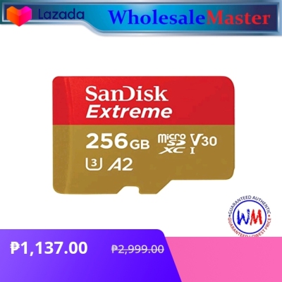 Sandisk Extreme Micro SD 256GB R190 W130 SDSQXAV-256G-GN6MN