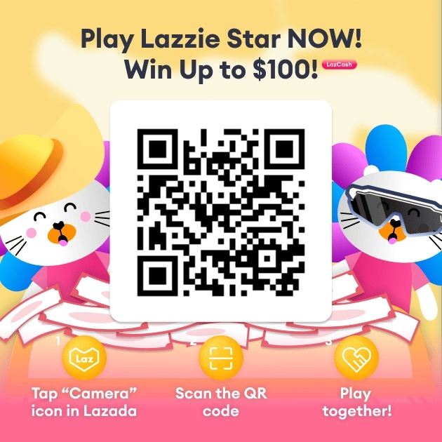 Play&Win $100 LazCash on Lazzie Star!