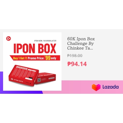 60K Ipon Box Challenge By Chinkee Tan (B1T1 Limited Time Offer)