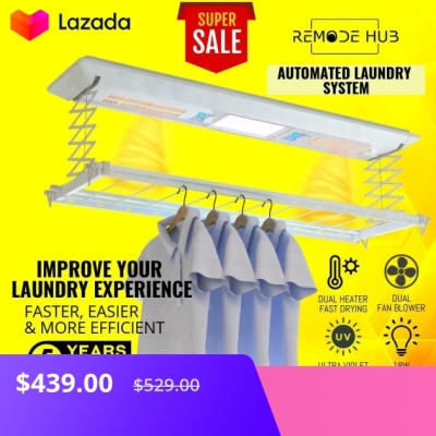 Automated Laundry Rack Smart Laundry System + *standard Installation