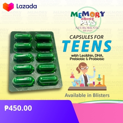 Memory Advance Plus Neurobiotic Capsules for TEENS (by 10s)