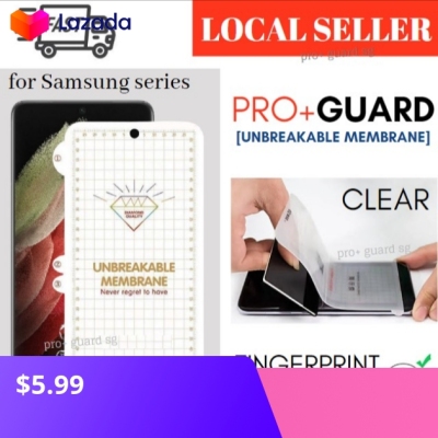 [PRO+GUARD] CLEAR UNBREAKABLE MEMBRANE Samsung S23 Ultra S23+ S22 Ultra ...